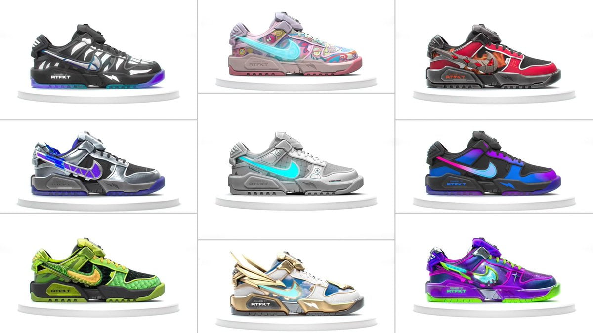 Nike ra mắt bộ sưu tập NFT dưới dạng những đôi giày biến hình cực ấn tượng