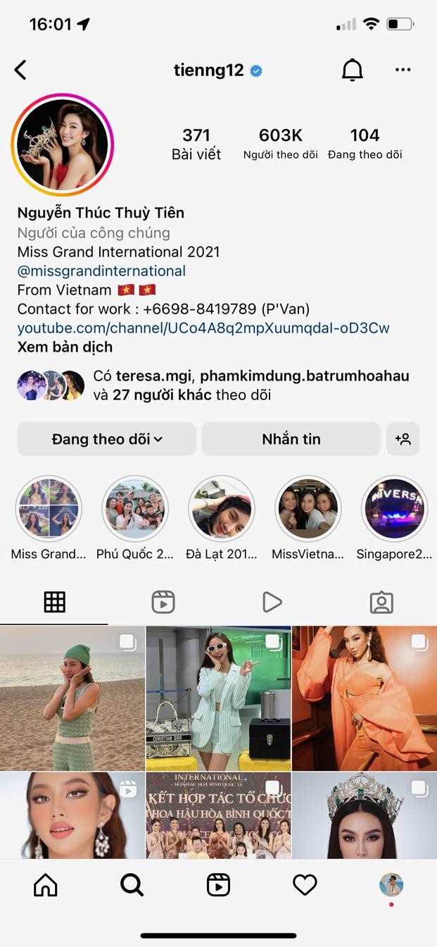 Thùy Tiên đạt trên 600.000 follow trên instagram, là Miss Grand có ...
