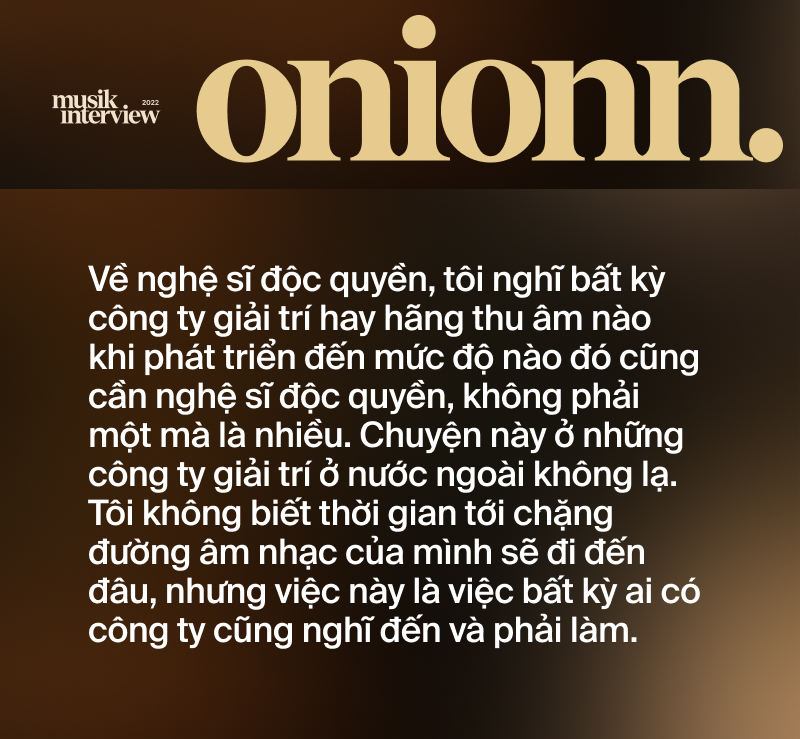 onionn.: "4 năm tôi ở M-TP, Sơn Tùng còn không làm full album, vậy nghệ ...
