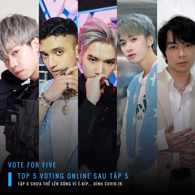 Show sống còn "Vote For Five" tạm ngưng chiếu vì tổ sản xuất nhiễm Covid-19