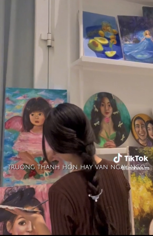 Con gái MC Quyền Linh khoe visual xinh xắn trong ảnh đời thường hé lộ loạt tranh tự vẽ gây bất ngờ