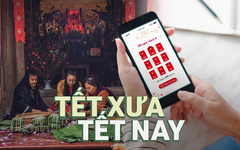 TẾT XƯA VÀ NAY, tin tức Mới nhất Công nghệ đã thay đổi Tết như thế nào? - Khi lì xì đã có mã QR ...