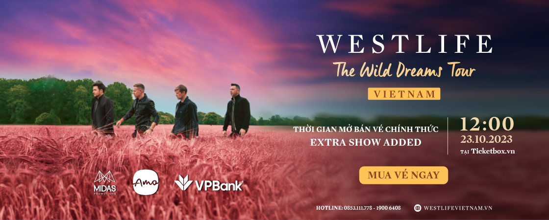 Westlife sẽ hát gì trong 2 đêm diễn ở TP.HCM