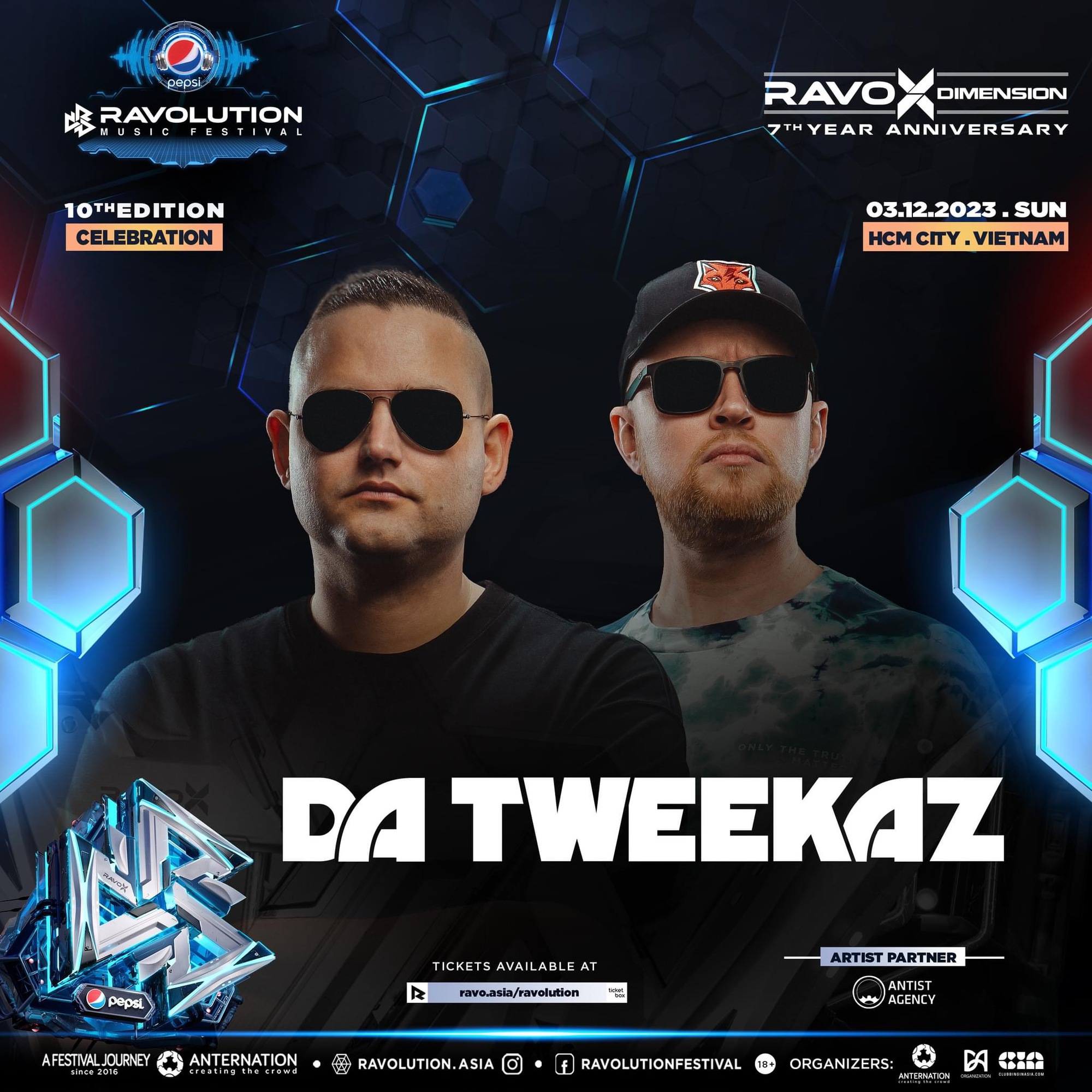 Đại nhạc hội EDM Ravolution Music Festival chính thức quay trở lại TP.HCM