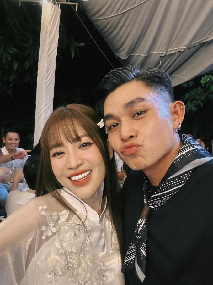 Puka diện áo dài xuất hiện tươi rói trong đám cưới ở Đồng Tháp, gây chú ...