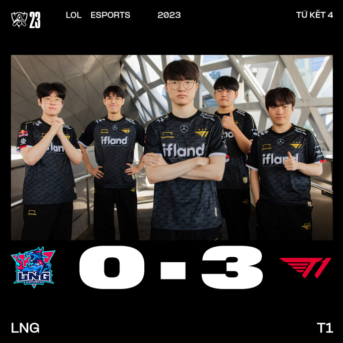 Hủy diệt LNG, T1 nhắc khéo người hâm mộ rằng họ chưa từng thua LPL ở sân chơi lớn nhất LMHT
