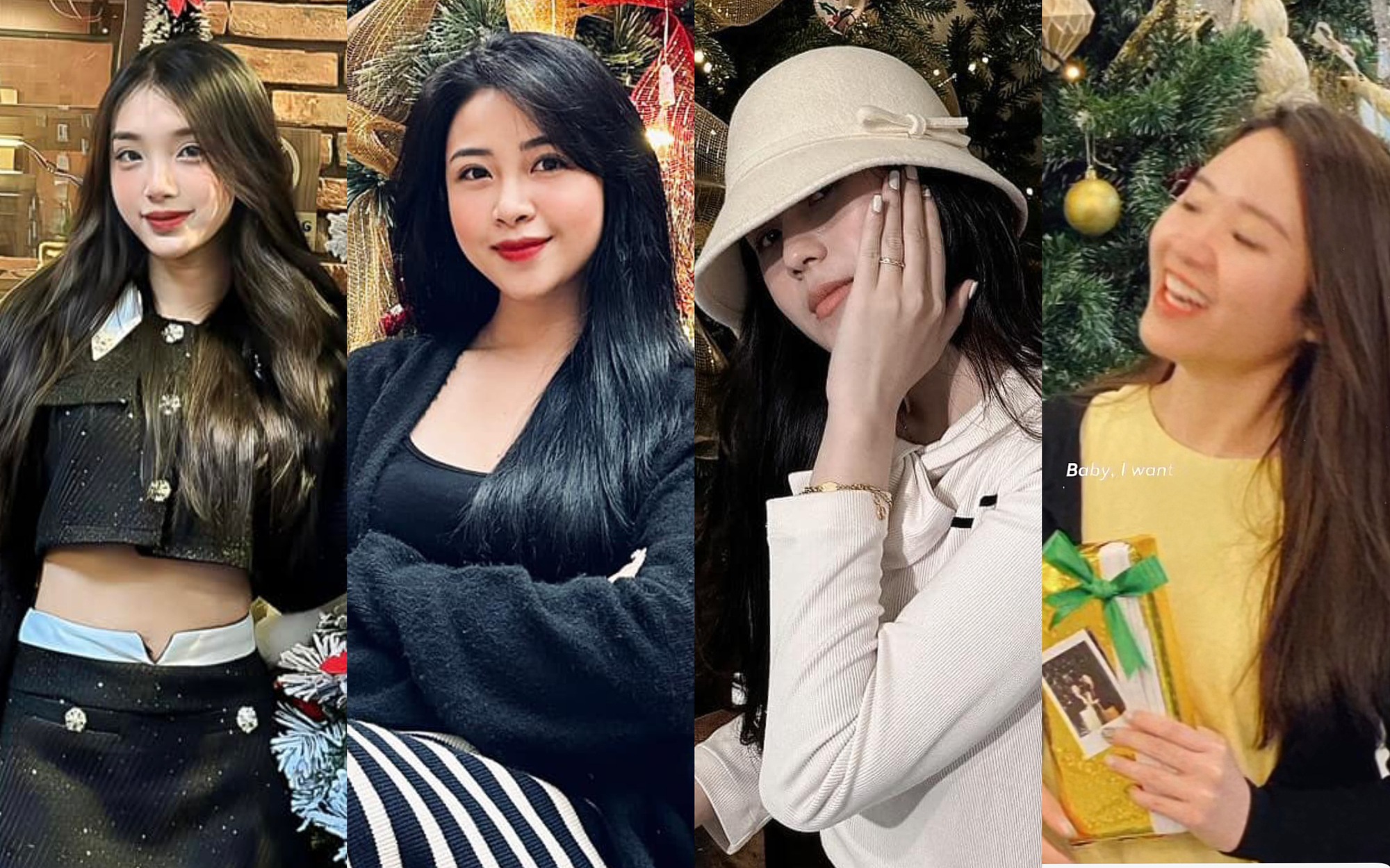 NHUỆ GIANG XUÂN TRƯỜNG, tin tức Mới nhất Dàn WAGs Việt đọ sắc dịp Giáng sinh: Nhuệ Giang, Võ ...