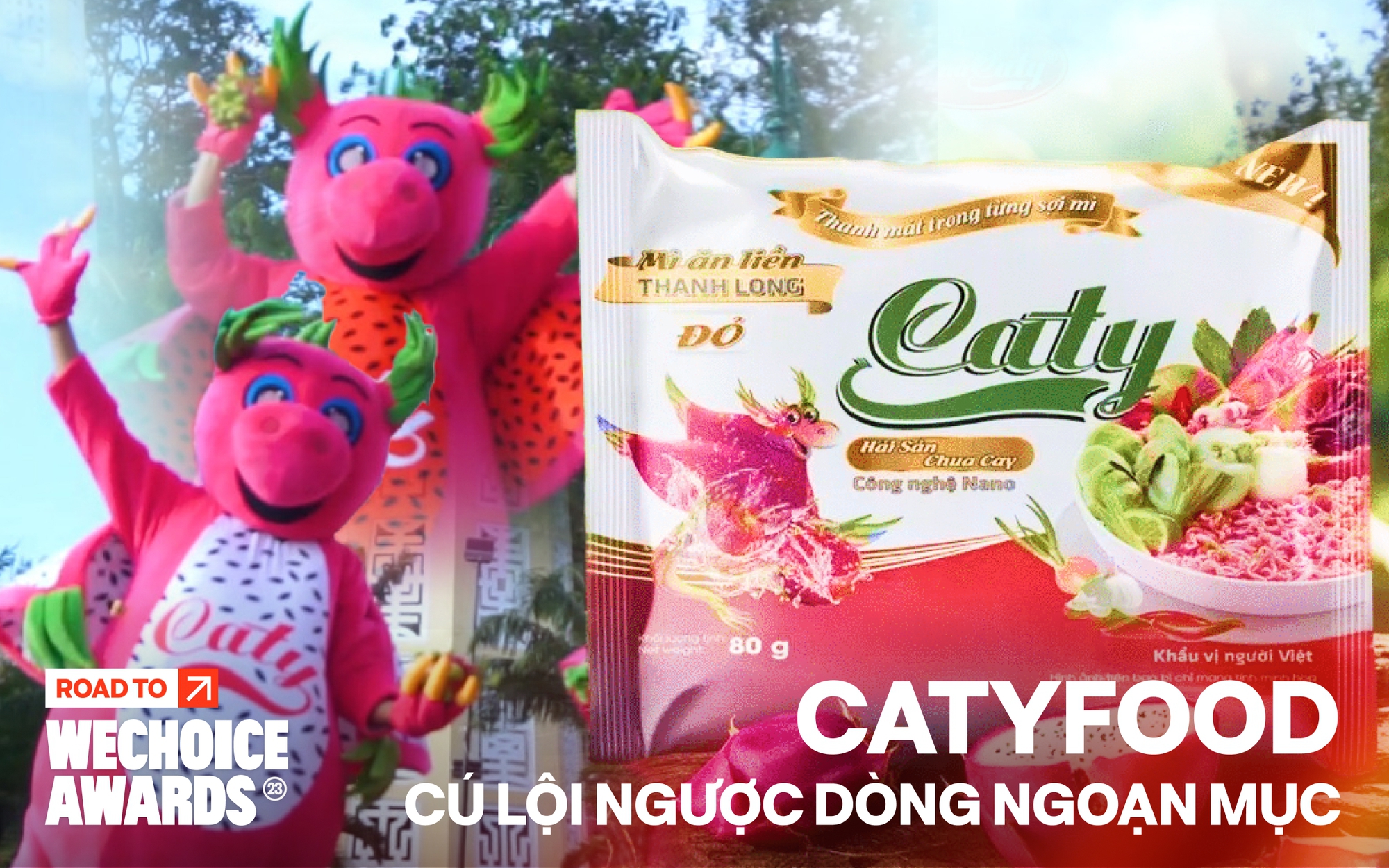 MÌ TÔM CATY, tin tức Mới nhất "Lần đầu tiên trái thanh long có trong mì ...