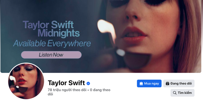 Taylor Swift thẳng tay chặn Facebook fan Việt vì gửi tin nhắn “rác"