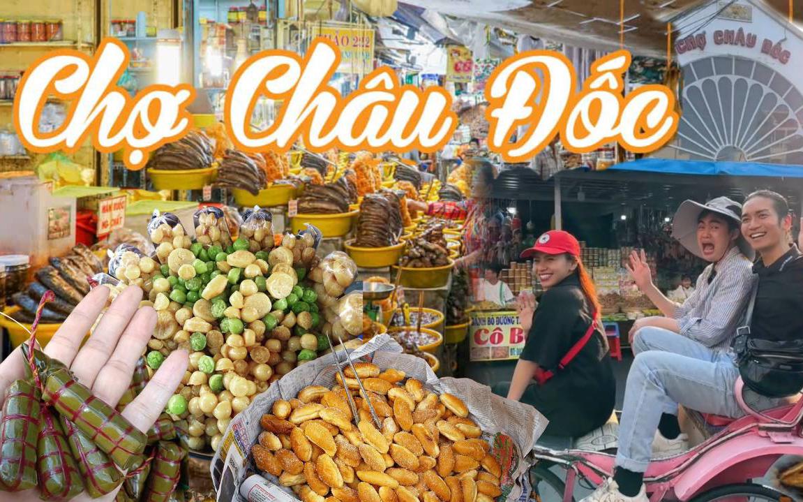 CHỢ CHÂU ĐỐC, tin tức Mới nhất Độc lạ thiên đường ẩm thực "mini" chợ ...