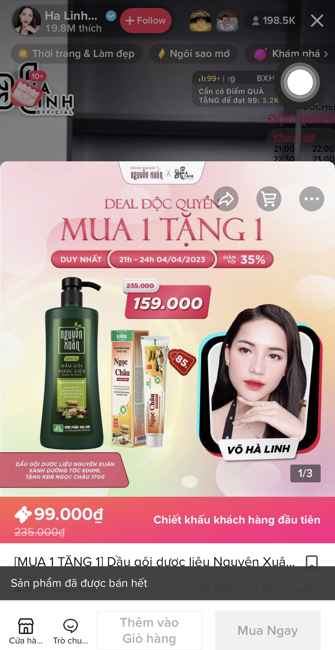 Hà Linh và chuỗi từ khóa vạ miệng: Chấn động, chưa từng có, dọn sạch kho, xanh 18k nâu 11k...