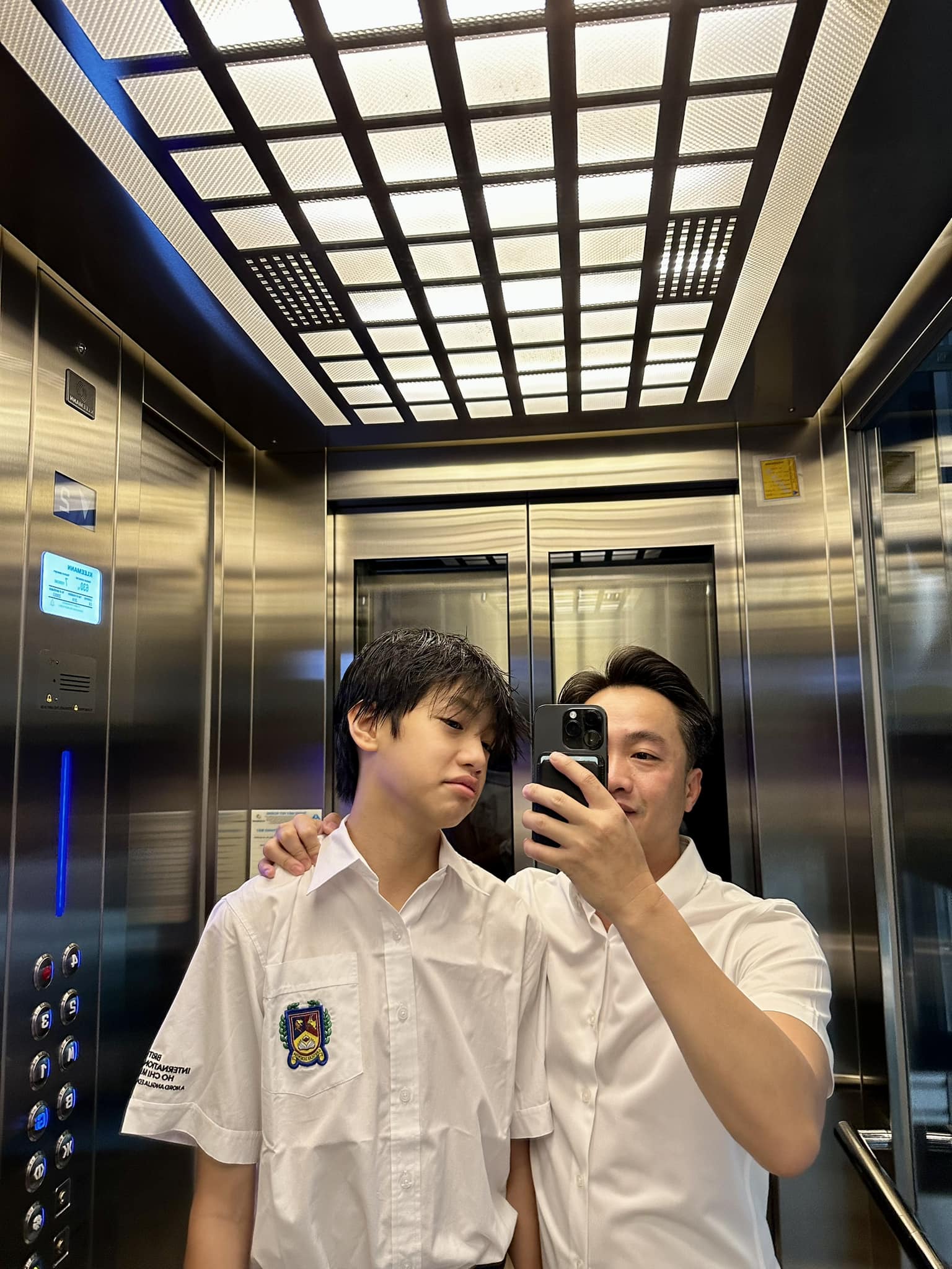 Con trai Cường Đô La mới 13 tuổi đã cao hơn bố