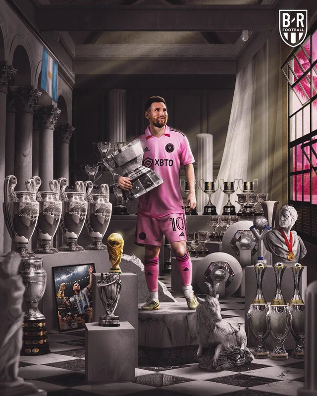 Lên ngôi nghẹt thở cùng Inter Miami, Messi thiết lập nên cột mốc chưa ...
