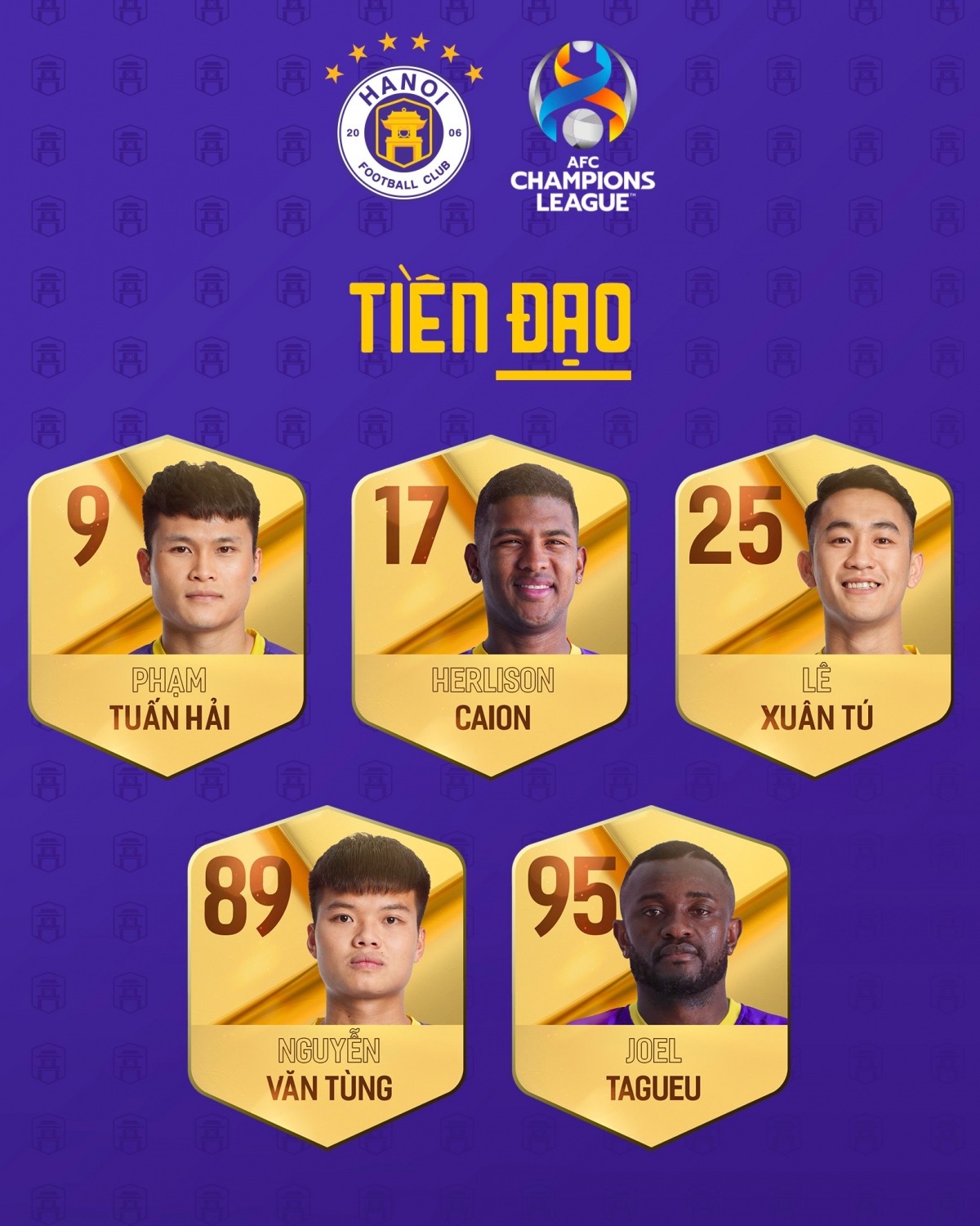 Hà Nội FC mang đội hình cực mạnh dự Cúp C1 châu Á