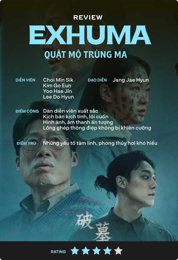 Exhuma - Quật Mộ Trùng Ma: Dàn diễn viên xuất sắc như “lên đồng”, kịch tính nghẹt thở đến phút chót