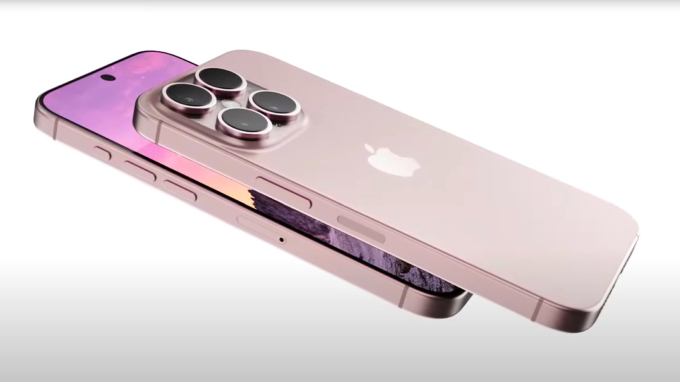 Lộ diện iPhone 16 Pro màu hồng đẹp không tì vết, xám titan nay chỉ còn ...