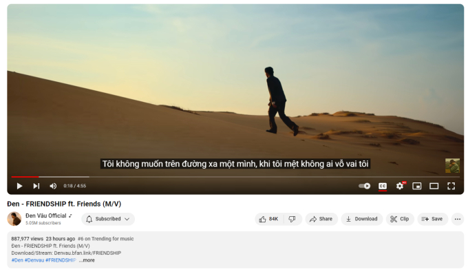 Đen Vâu đã đánh mất sức nóng, khó đánh bại vị trí #1 của Sơn Tùng?