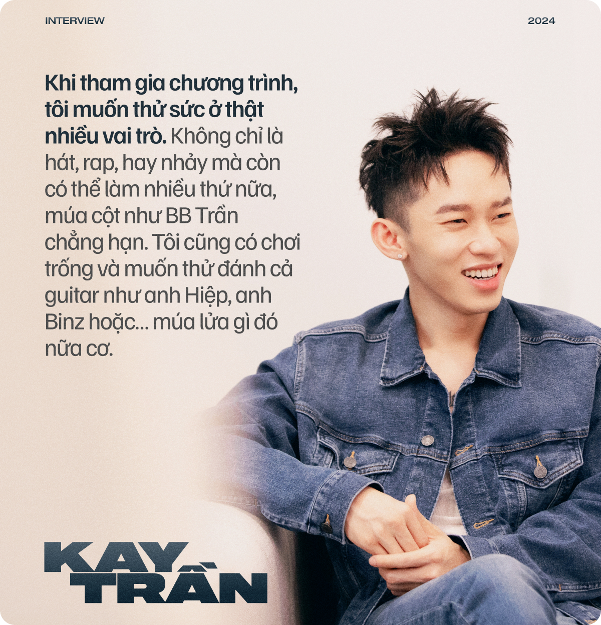 Kay Trần: “Cuộc đời tôi lên voi xuống chó rất nhiều lần”