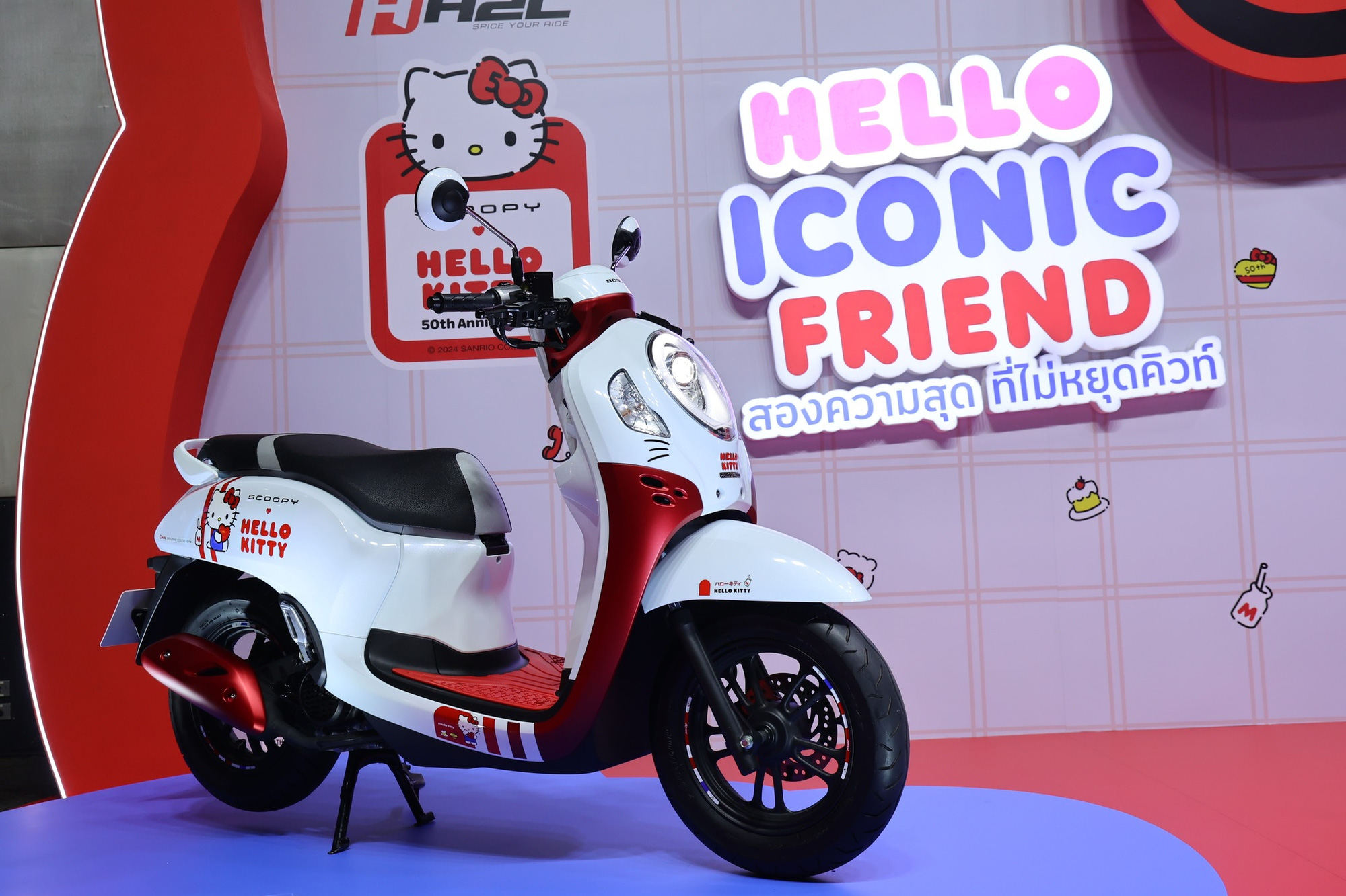 Honda Scoopy vừa có thêm bản Hello Kitty: Thiết kế đẹp lấn át SH Mode ...