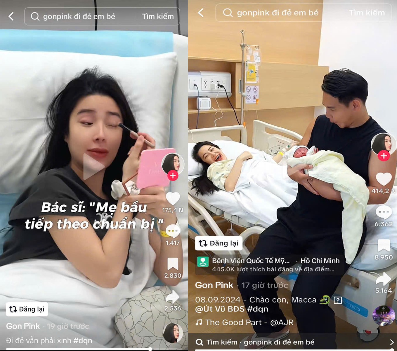 TikToker Gon Pink review từ A-Z hành trình sinh con đầu lòng đúng chất ...