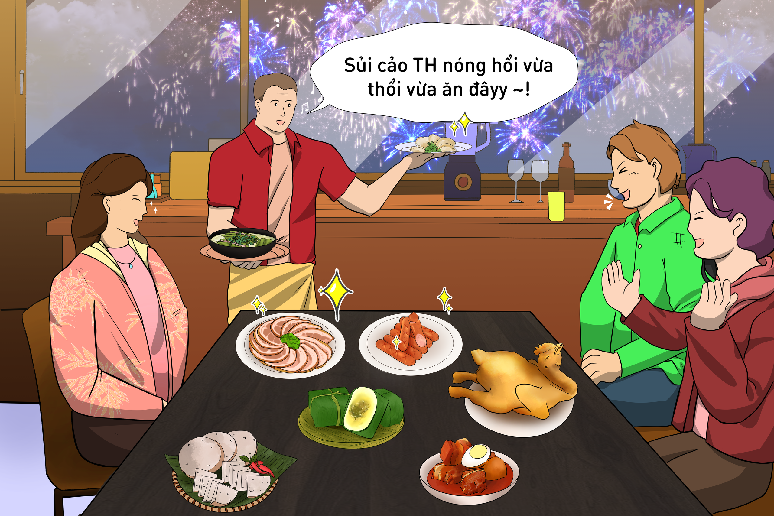 Mâm cơm đoàn viên ngày Tết – Khi hạnh phúc chỉ đơn giản là hai chữ sum vầy