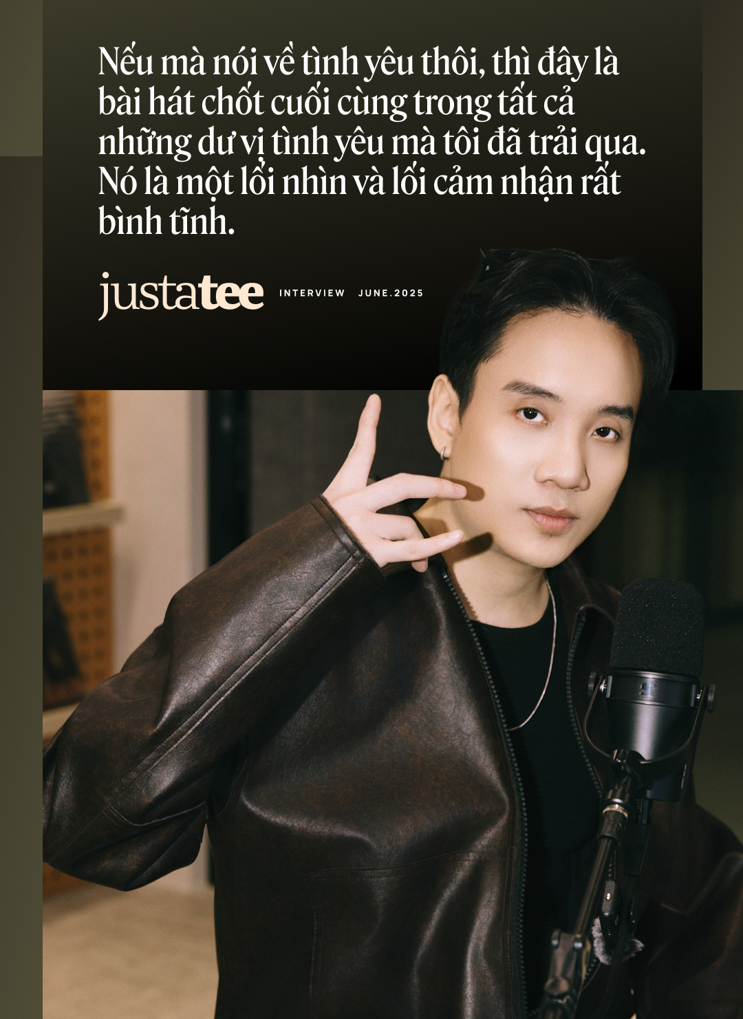 JustaTee: “Album mới sẽ là câu chuyện và cảm xúc của JayTee đôi mươi”
