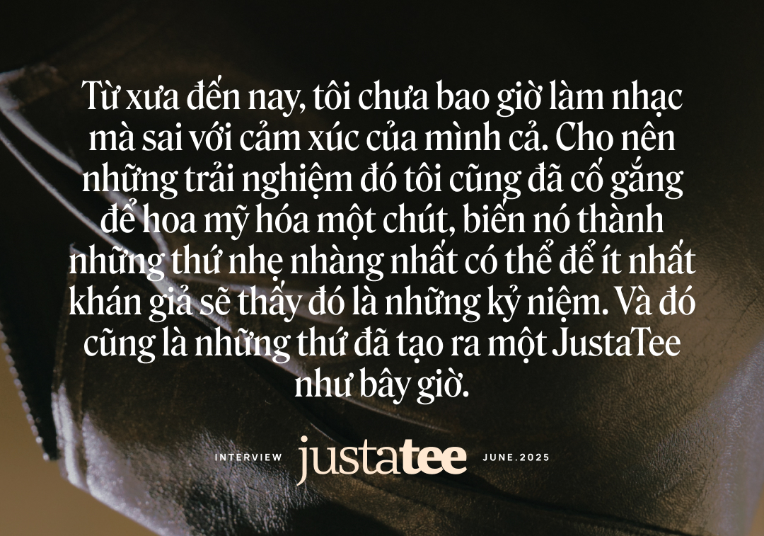 JustaTee: “Album mới sẽ là câu chuyện và cảm xúc của JayTee đôi mươi”