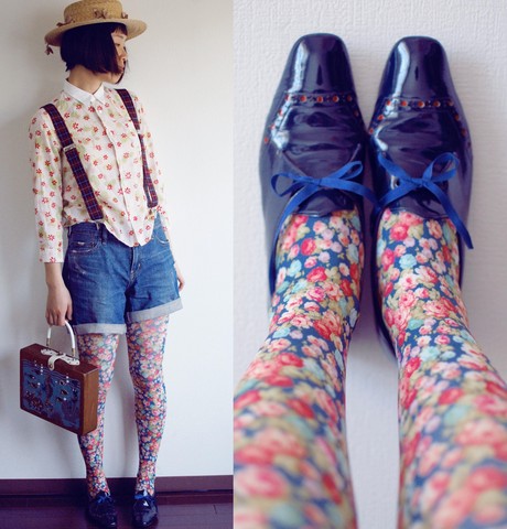 Độc đáo legging hoa