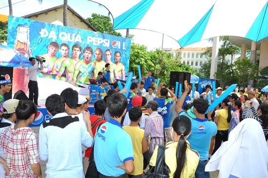 Cơn bão "Đã quá, Pepsi ơi!" đổ bộ vào Tp. Hồ Chí Minh