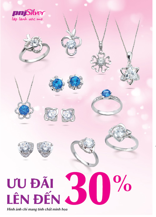 “Ngây ngất” với “tuần lễ mua sắm trực tuyến” cùng trang sức PNJ