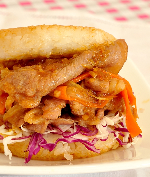 Ấn tượng rice burger của teen Sài thành