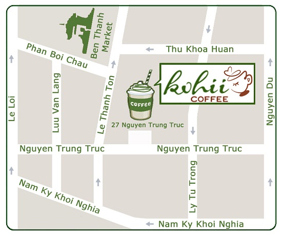 Kohii Coffee take away – Kute, Kool and Kolorful