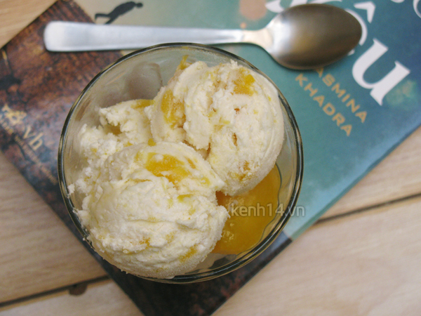 Công thức kem đào dễ làm dễ ăn