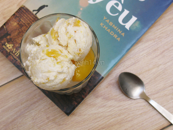 Công thức kem đào dễ làm dễ ăn