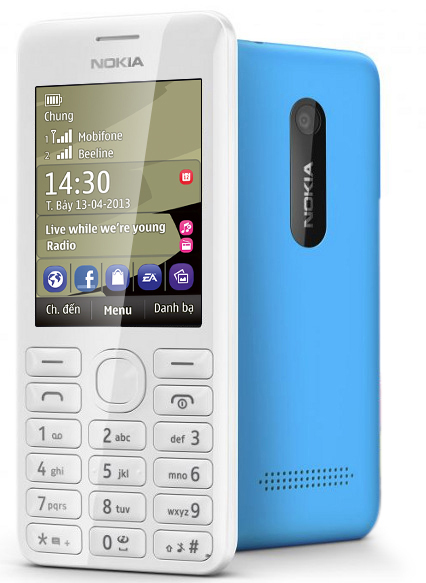 Nổi bật cùng sắc màu Nokia 206