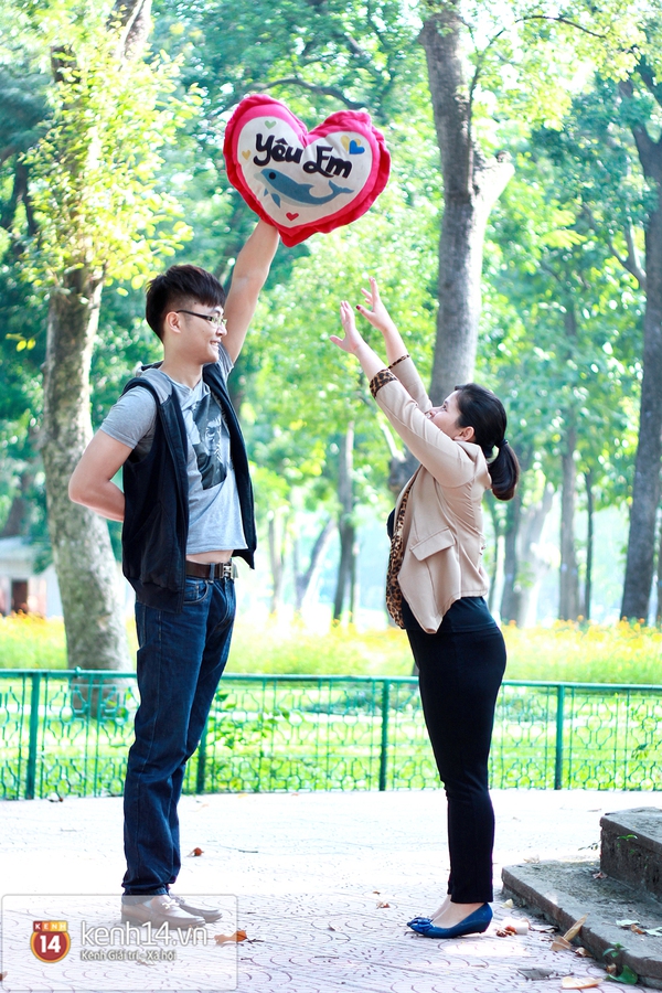 Chuyện tình đặc biệt của chàng 1m88 và nàng 1m52 tại Hà Nội