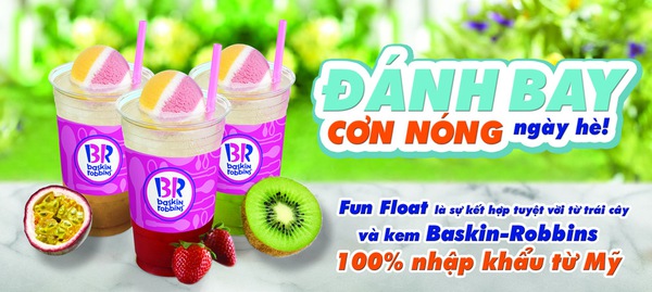Khám phá nước Fun Float Baskin-Robbins - Đánh bay cơn nóng ngày hè!
