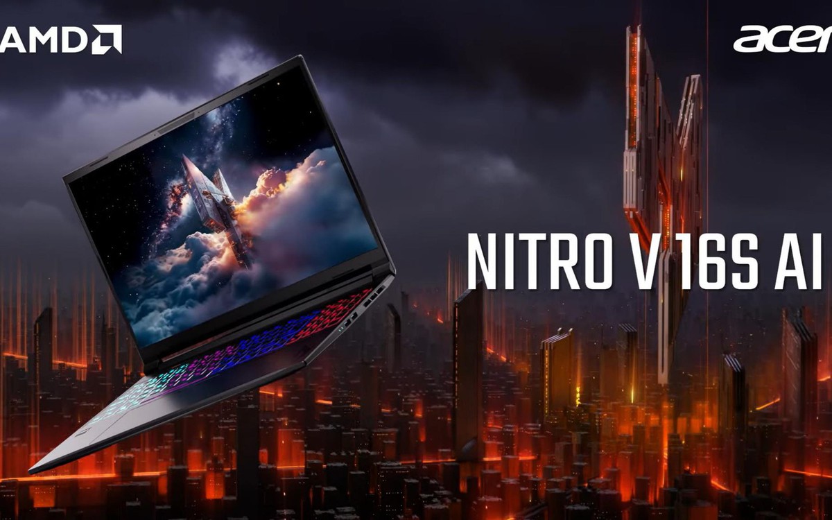 Nitro V 16S ProPanel: Laptop gaming mỏng nhẹ, mạnh mẽ với Ryzen AI và ...