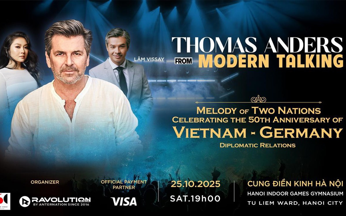 Thomas Anders (Modern Talking) hội ngộ khán giả Việt Nam ngày 25/10 ...