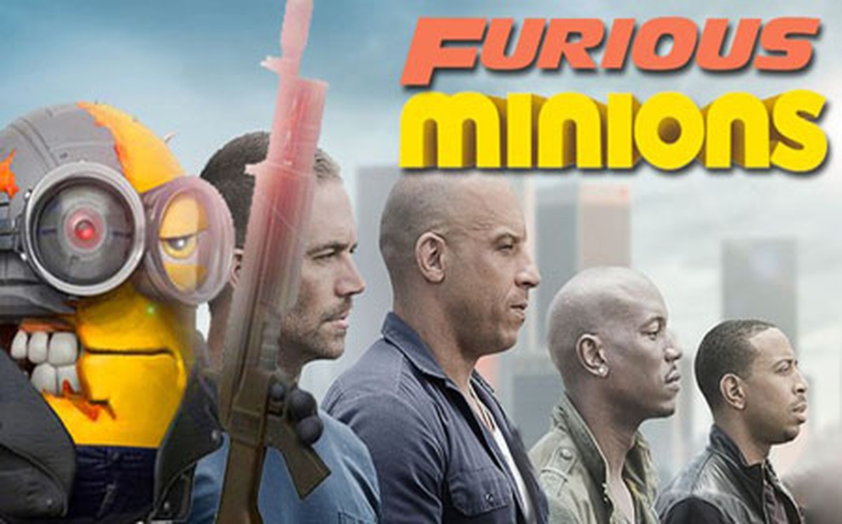 Cười té ghế khi quái xế “Fast & Furious 7” hóa Minions