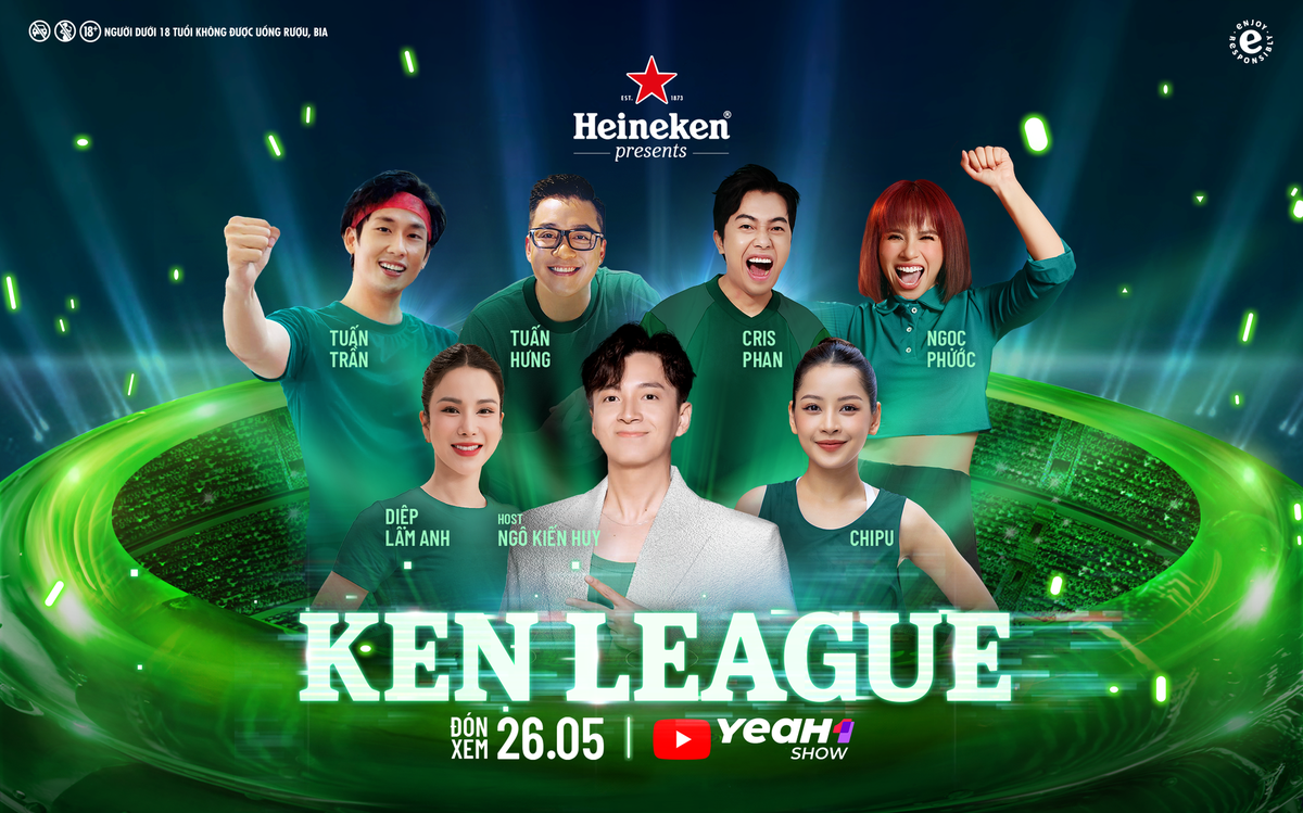 Sức hút từ Gameshow Ken League: 100 người chơi, 7 sao Việt săn thưởng ...