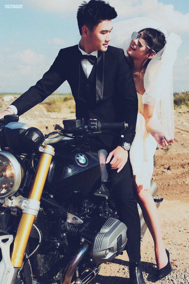 Ảnh cưới siêu cá tính của cặp đôi ai cũng thích Trang Lou - Tùng Sơn