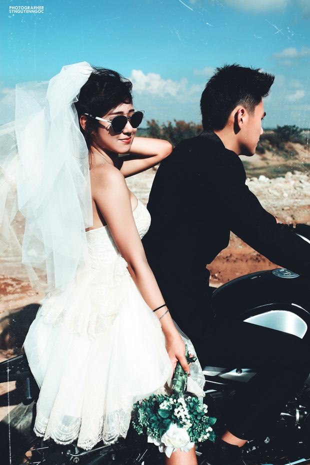 Ảnh cưới siêu cá tính của cặp đôi ai cũng thích Trang Lou - Tùng Sơn