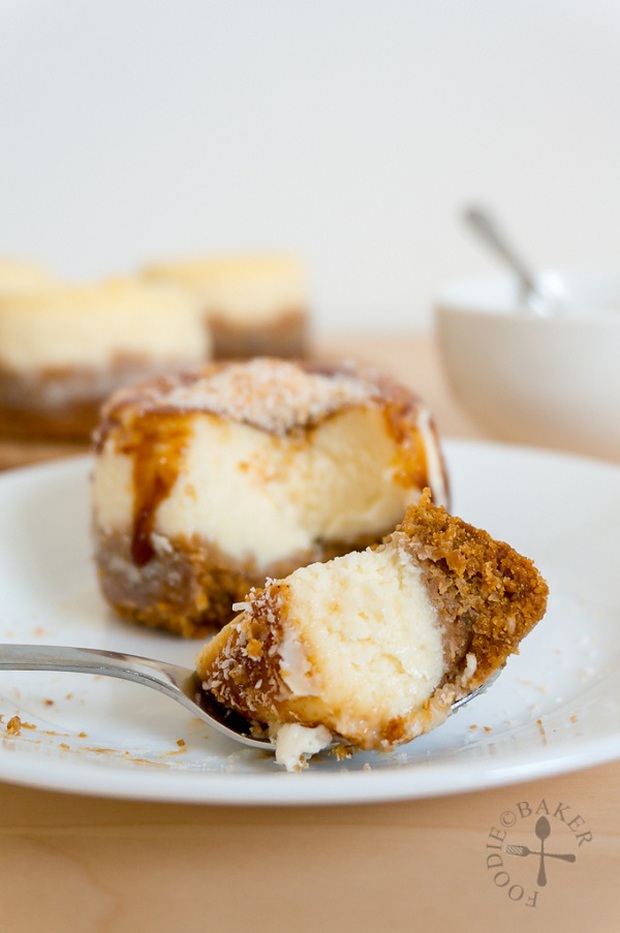 Ăn là ghiền với cheesecake dừa mini thơm béo