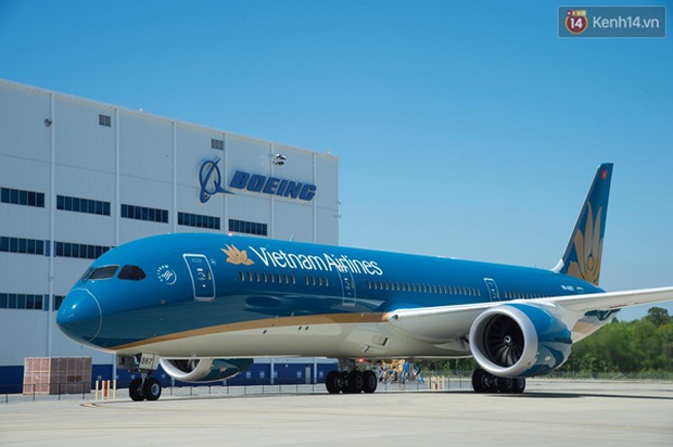 Hình ảnh đầu tiên về chiếc máy bay Boeing 787 thứ 7 của Vietnam Airlines