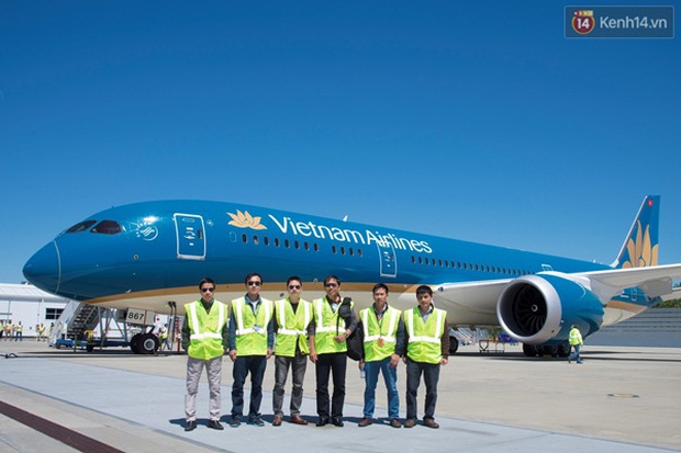 Hình ảnh đầu tiên về chiếc máy bay Boeing 787 thứ 7 của Vietnam Airlines
