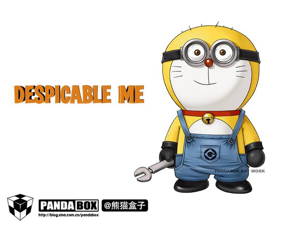 Mèo máy Doraemon trông ra sao khi vào vai các nhân vật phim ảnh hiện đại?