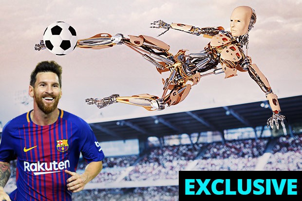 Robot sẽ đá bóng hay hơn Messi vào năm 2045