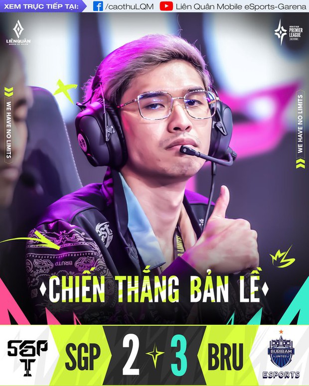 SGP đánh bại BRU đầy cảm xúc, thẳng tiến Chung kết APL 2022