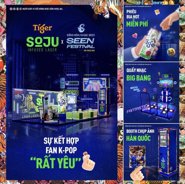Tiger Soju Infused Lager - Sản phẩm bia đồng hành cùng Siêu nhạc hội ...